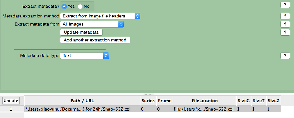 Can not open "czi"file by using metadata option - Image Analysis ...