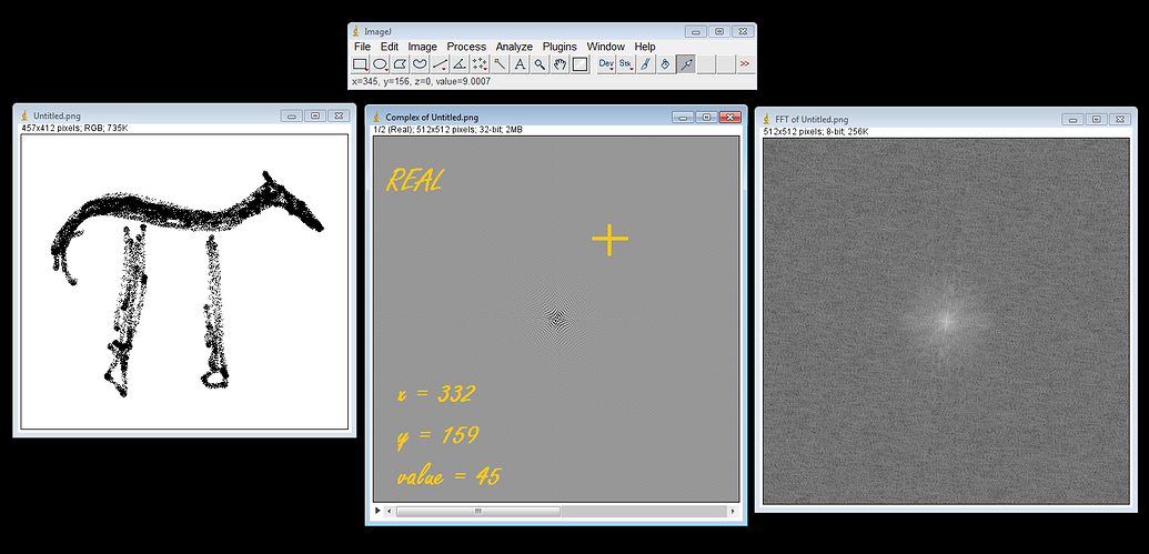 Obtaining amplitude, frequency and phase data off a FFT in ImageJ ...