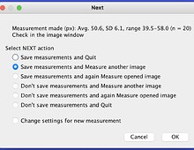 ImageJ macro to measure distance between two user-drawn lines/edges – version 2 - Announcements ...