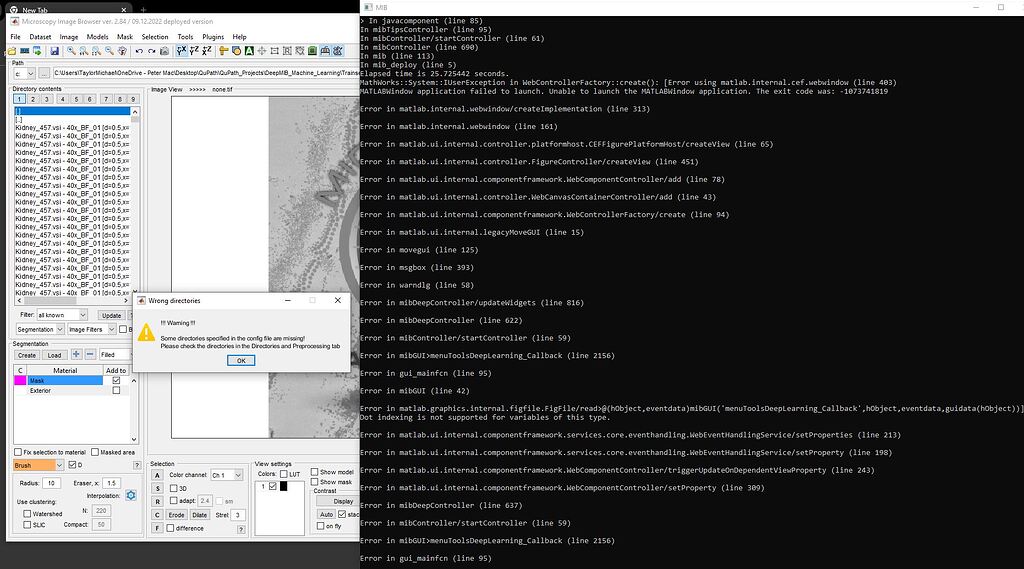 Error Loading Deep Learning Tool in Windows Standalone MIB - Image Analysis - Image.sc Forum