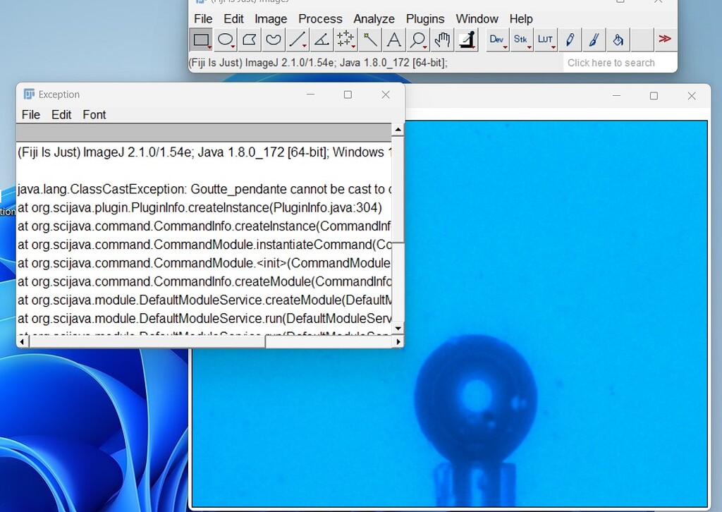 Using Image J for Pendant drop analysis - Usage & Issues - Image.sc Forum