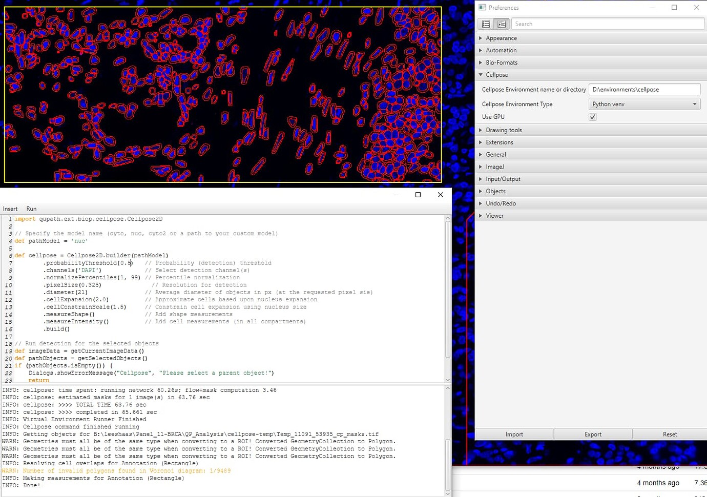 Cellpose in QuPath - QuPath Extension Cellpose - Announcements - Image.sc Forum
