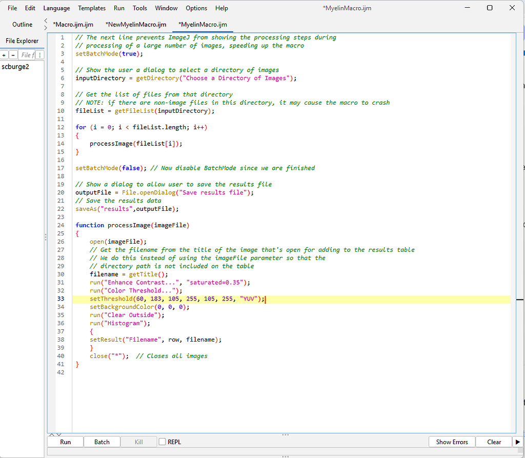 Image Analysis (Exporting Histogram Data from an Image Sequence) ImageJ - Image Analysis - Image ...