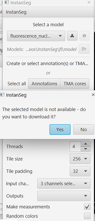 How to load InstanSeg model in QuPath - Usage & Issues - Image.sc Forum