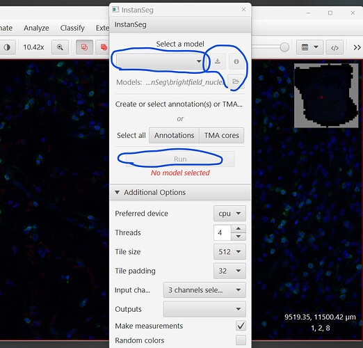 How to load InstanSeg model in QuPath - Usage & Issues - Image.sc Forum