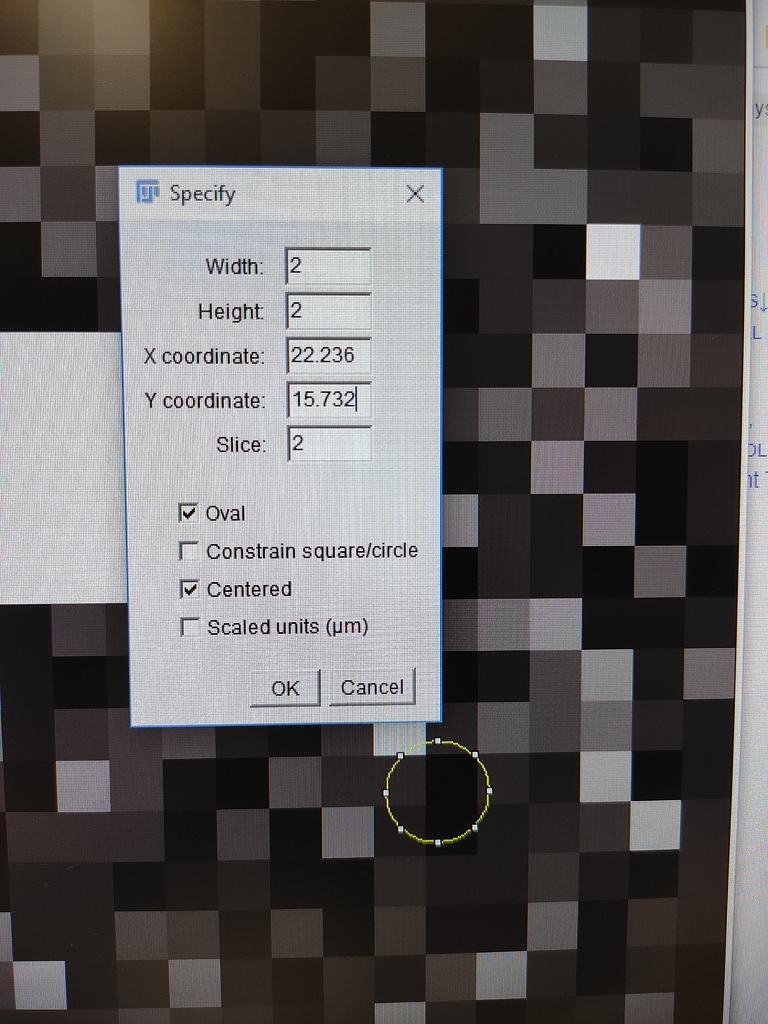 How does imagej measure pixels in circular ROI? - Image Analysis ...