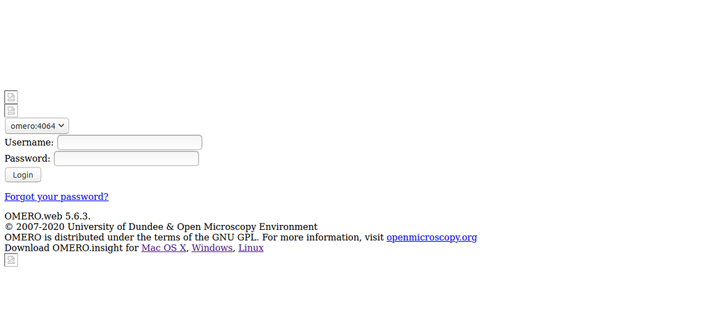 Problem with the display of the OMERO.web front-end interface - Usage & Issues - Image.sc Forum