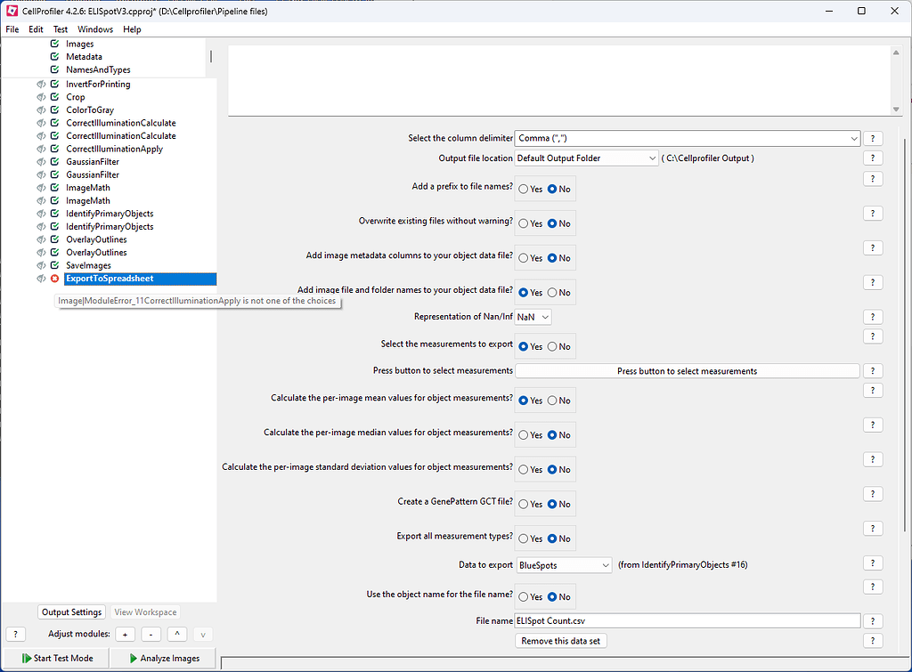 Multiple cascading errors with "SaveImages" module - Usage & Issues - Image.sc Forum