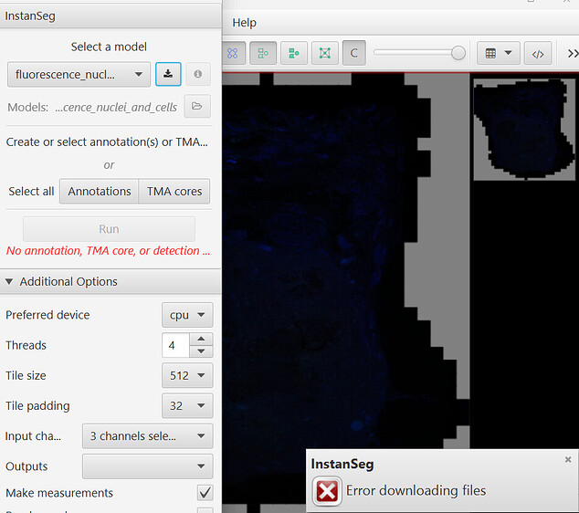 How to load InstanSeg model in QuPath - Usage & Issues - Image.sc Forum