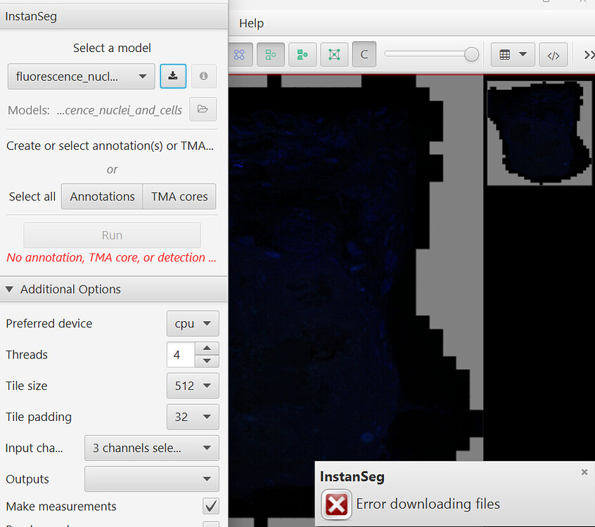 How to load InstanSeg model in QuPath - Usage & Issues - Image.sc Forum