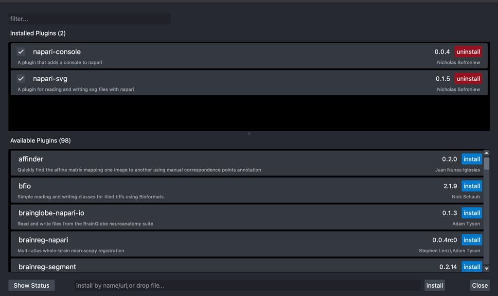 How could I install plugin locally with plugin manager? - Usage ...