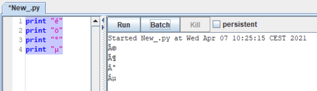 Support for special/accentuated characters - jython Fiji - Usage & Issues - Image.sc Forum