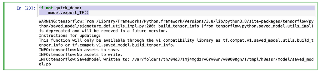 Error message when loading my pretained model - Image Analysis - Image.sc Forum