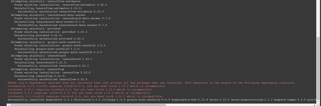 Error in google colab model zoo - Usage & Issues - Image.sc Forum