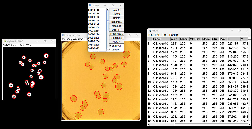 How to properly count and measure colonies? - Image Analysis - Image.sc ...