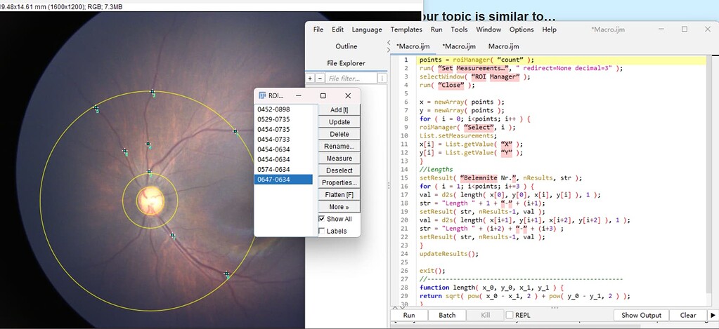Why can't the macro run successfully? - Image Analysis - Image.sc Forum