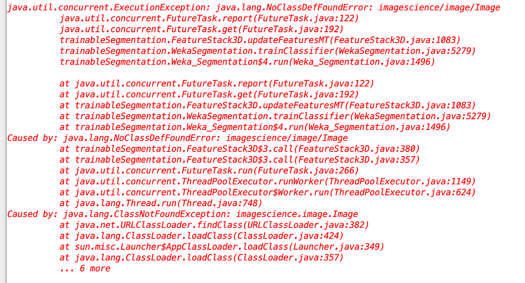 Error when training classifiers using Weka Segmentation (ImageJ, FIJI) - Usage & Issues - Image ...