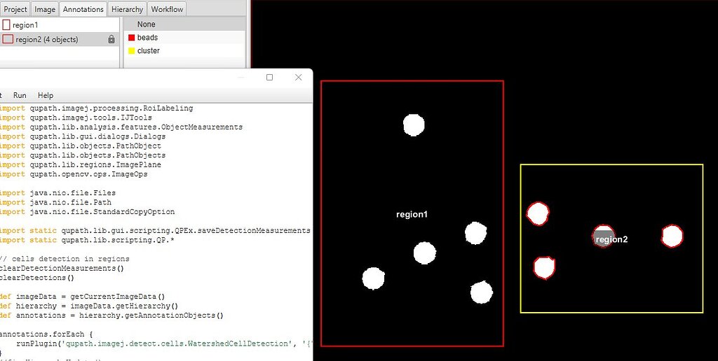 Qupath Loop For All Annotations For Detect Objects Image Analysis