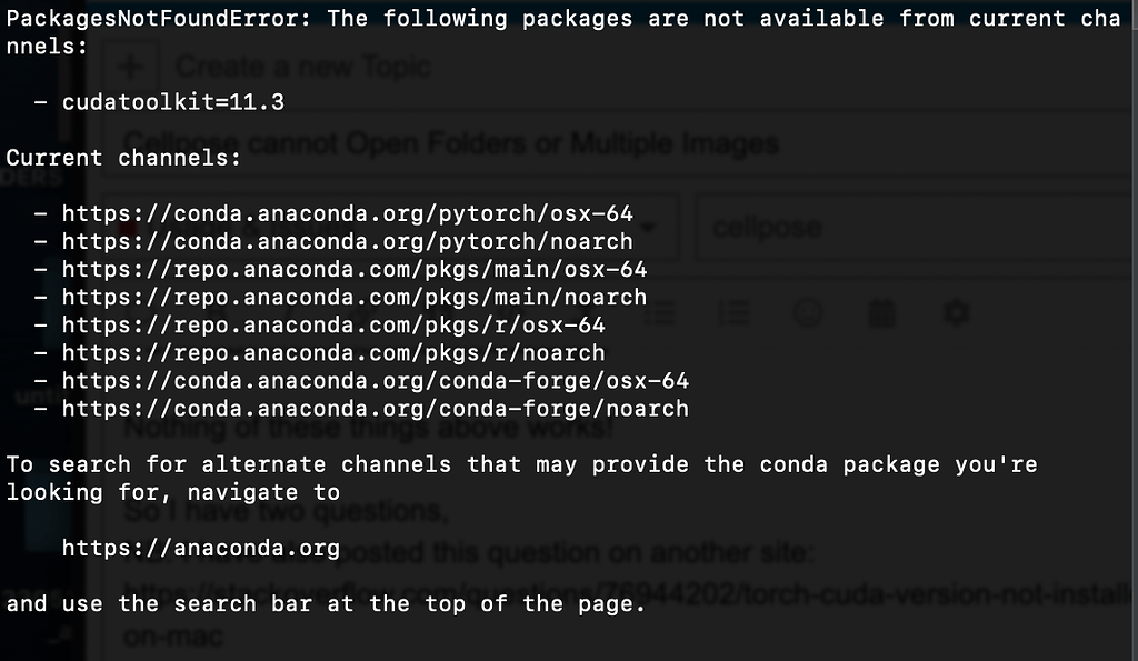 Cellpose Cannot Open Folders Or Multiple Images Usage And Issues Image Sc Forum