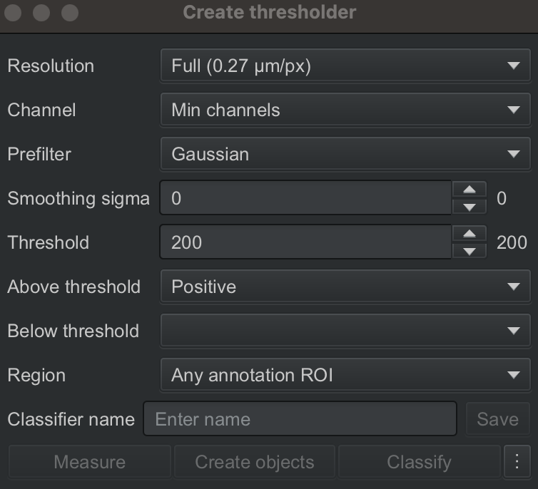 QuPath Creating Threshold outside annotations - Image Analysis - Image.sc Forum
