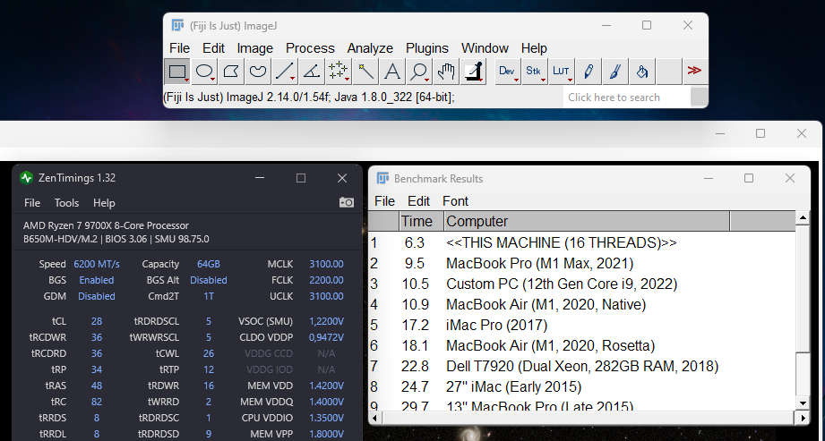 imageJ performance - Usage & Issues - Image.sc Forum