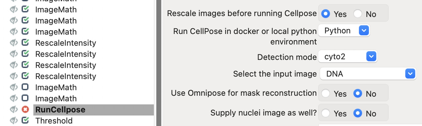 Using [Python} in RunCellpose module of cellprofiler - Image Analysis - Image.sc Forum