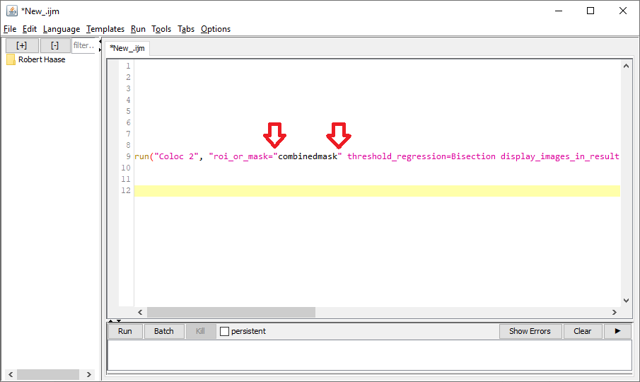 expected in line 60 error - Image Analysis - Image.sc Forum