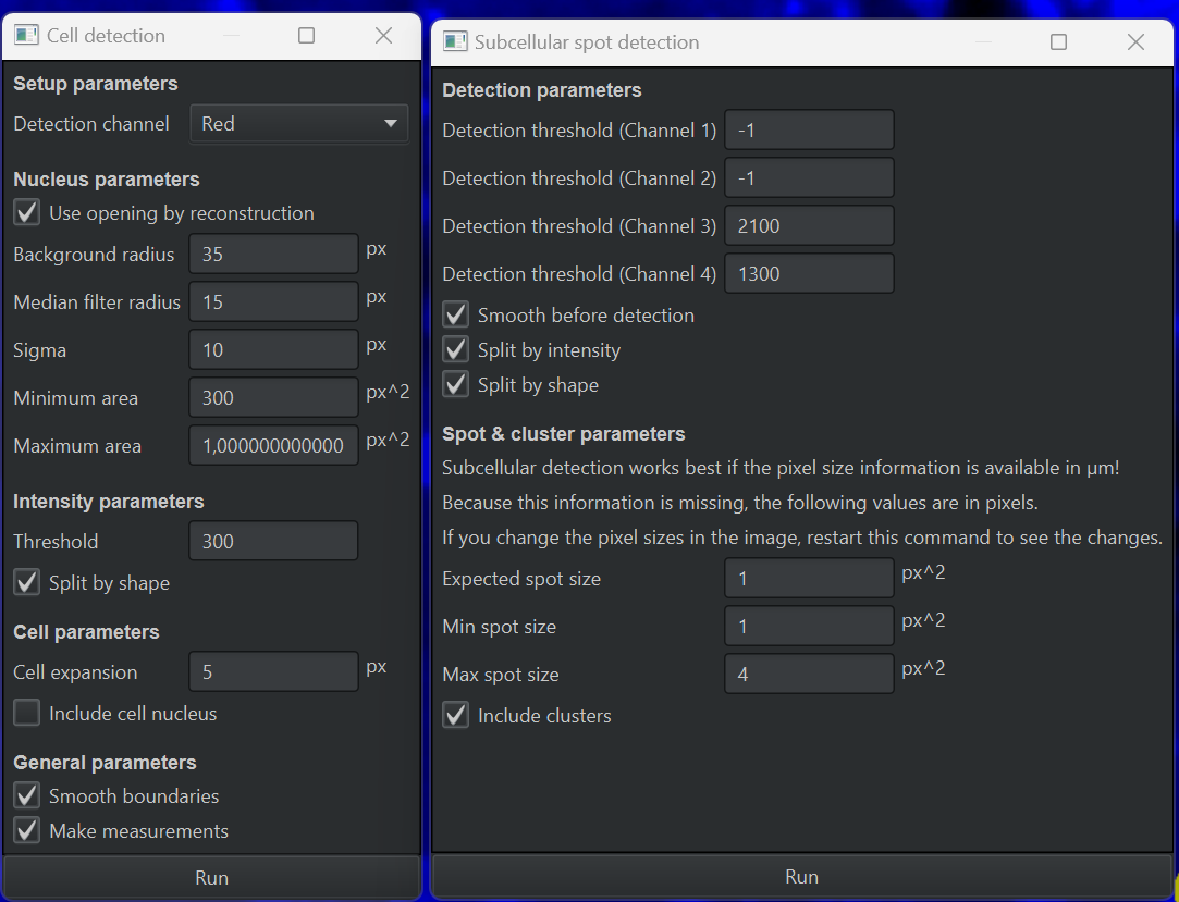 Help with script for Bulk Image analysis for Subcellular detection - Image Analysis - Image.sc Forum