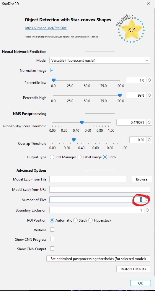 Stardist Fiji Plugin Segmentation Error - Image Analysis - Image.sc Forum
