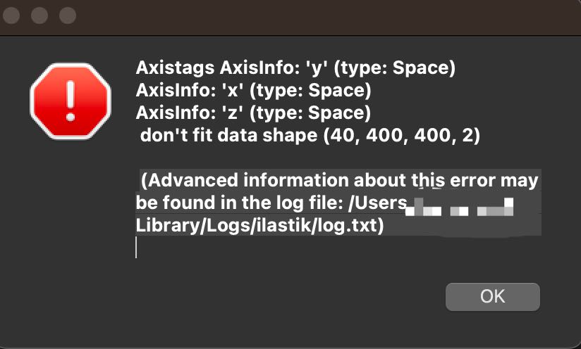 !Error in ilastik - batch processing - Image Analysis - Image.sc Forum
