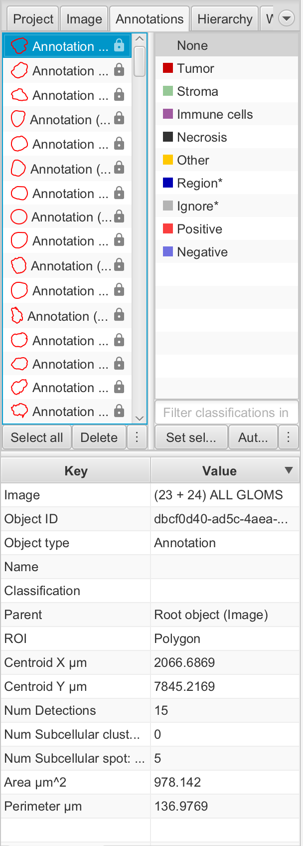 Is There A Way To Look At Detections Within Individual Annotations In