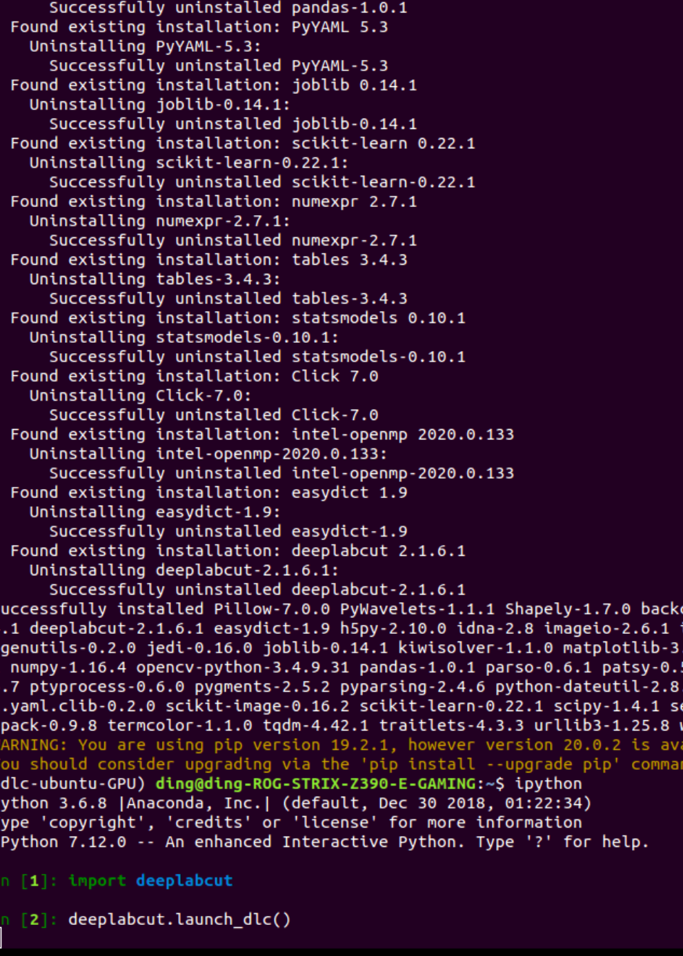 Error importing deeplabcut "ValueError: code: varnames is too small" - Usage & Issues - Image.sc ...