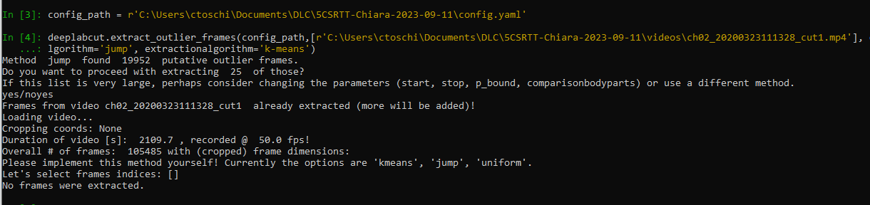 Issues with extracted frames - Usage & Issues - Image.sc Forum