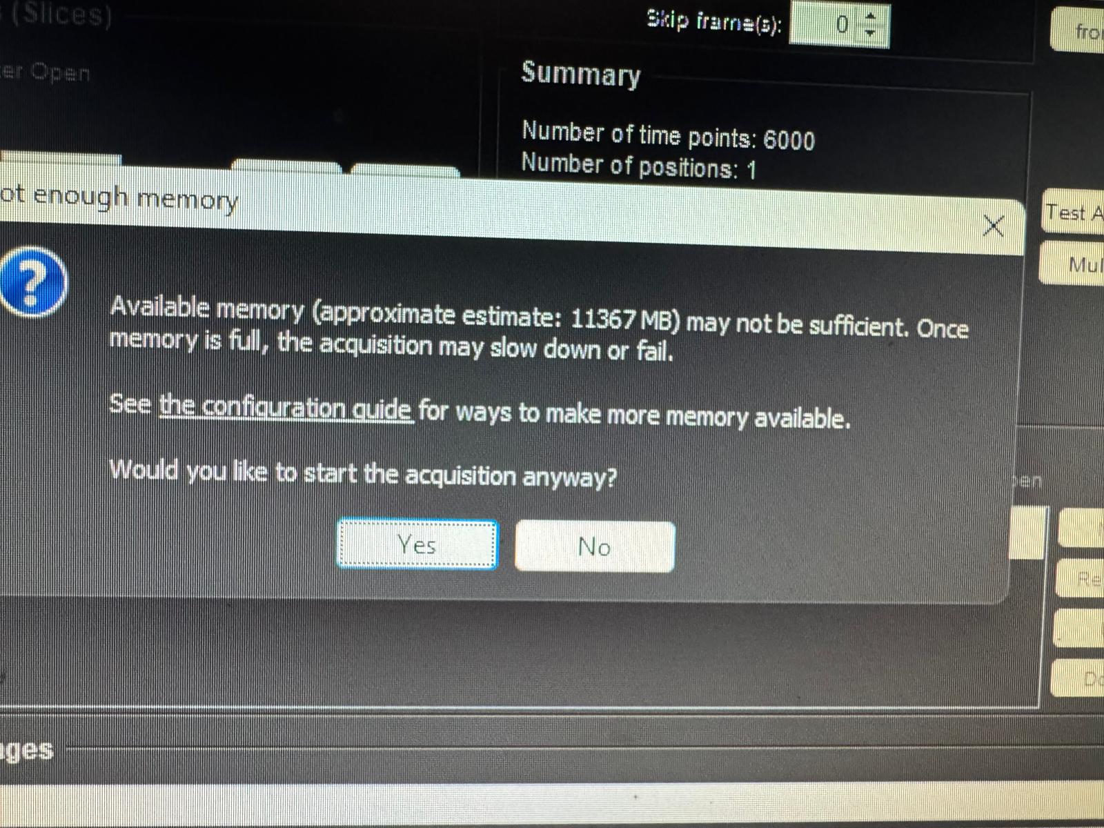 Abnormal Memory Usage During Micromanager 2 Initialization - Usage & Issues - Image.sc Forum