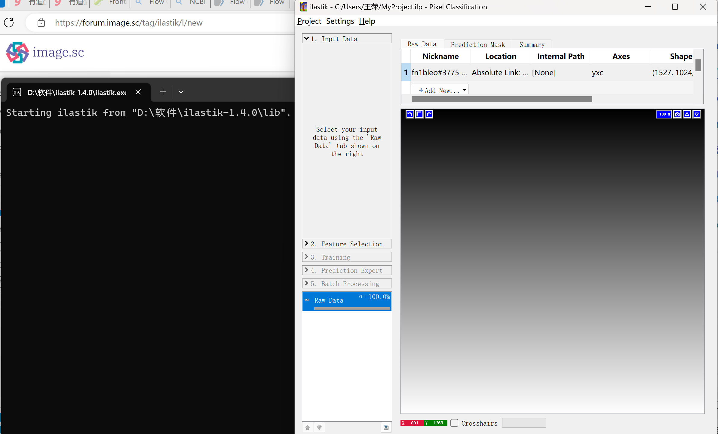 tif cannot open in ilastik - Image Analysis - Image.sc Forum