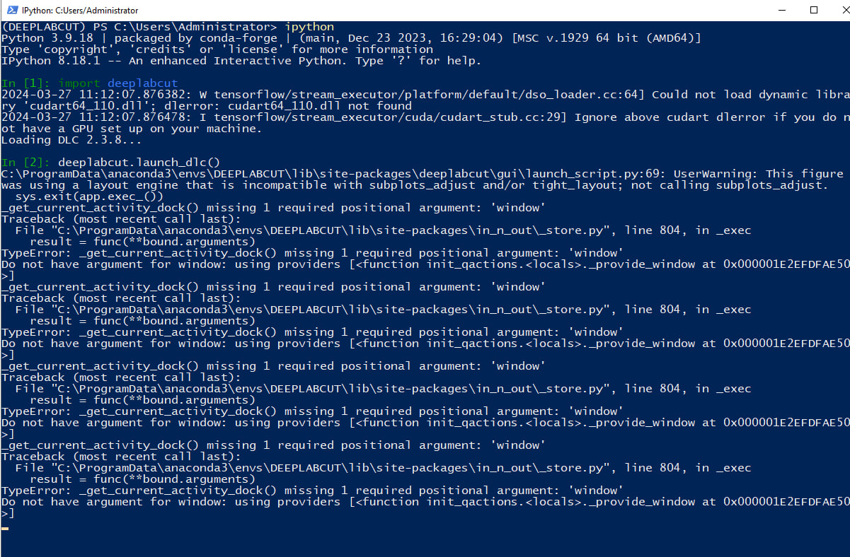 I could not save my process on napari-deeplabcut - Usage & Issues - Image.sc Forum