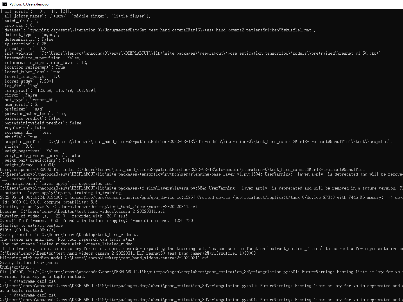 3d DeepLabCut giving empty csv - Usage & Issues - Image.sc Forum