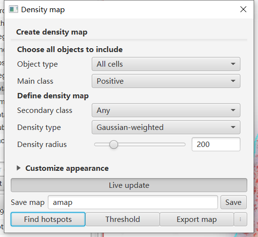 Ask for the explaination of parameters in creating density map - Image ...