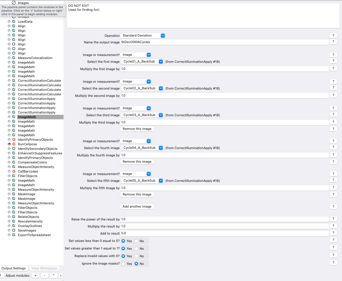 CellProfiler ImageMath Error - Image Analysis - Image.sc Forum