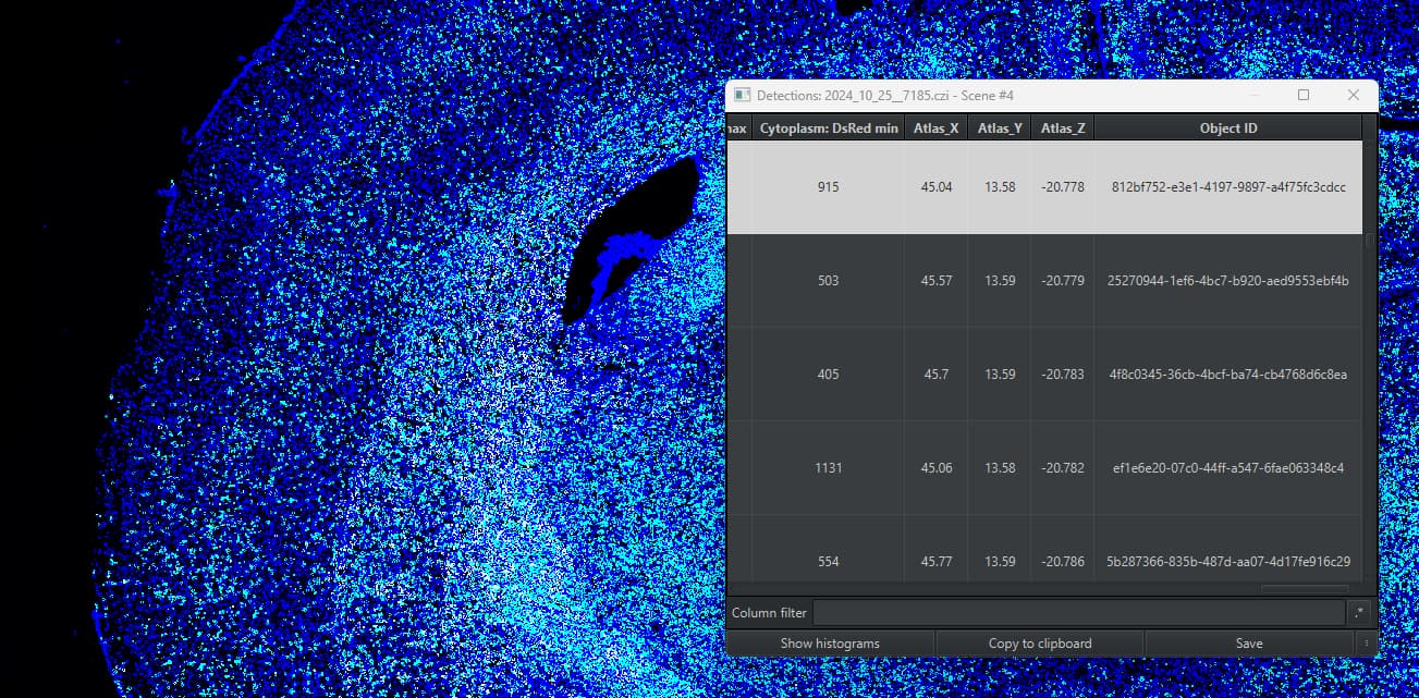 Plotting rat brain cell detections on 3D brain - Usage & Issues - Image ...
