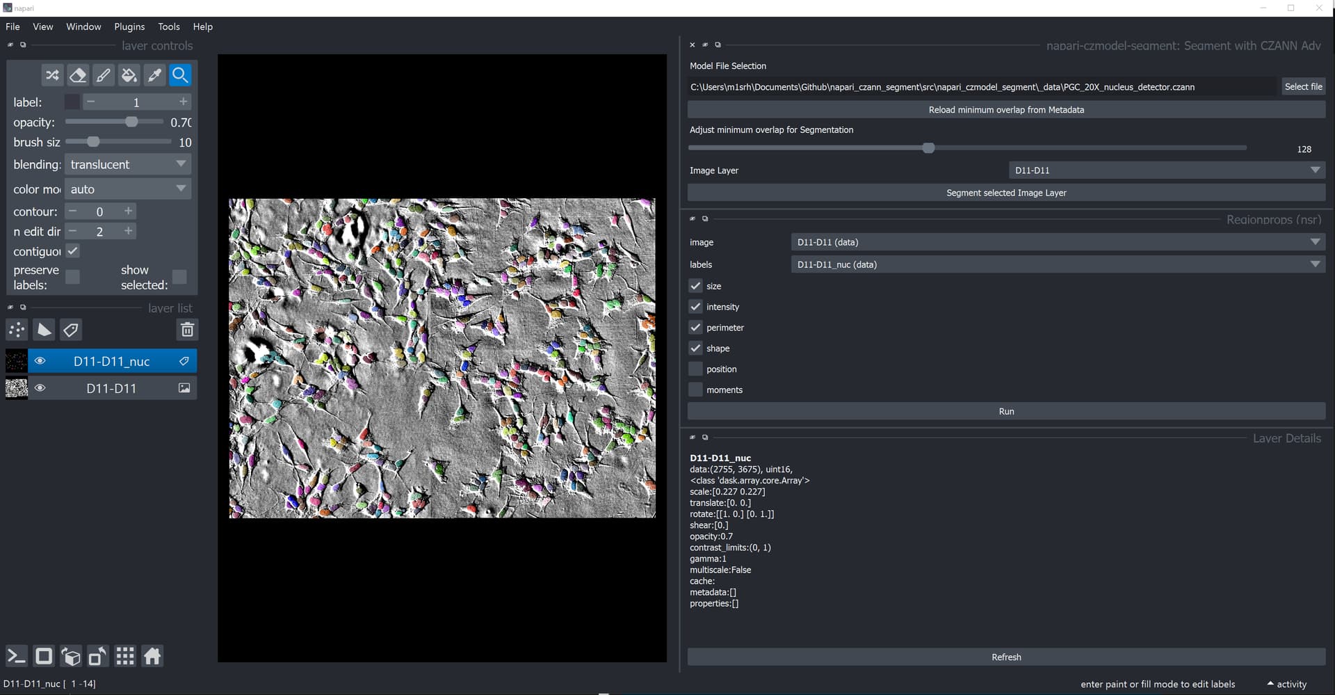 Napari region-props issue when trying to measure labels - Usage & Issues - Image.sc Forum