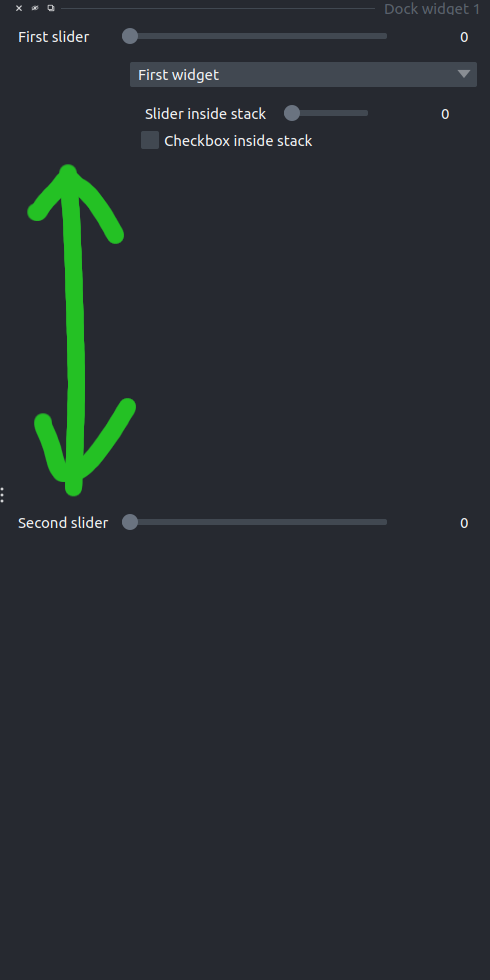 Remove stretchable gap after QStackedWidget in Napari widget - Usage & Issues - Image.sc Forum