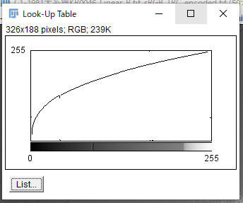 Trouble in creating gamma correction LUT script with Jython - Development - Image.sc Forum