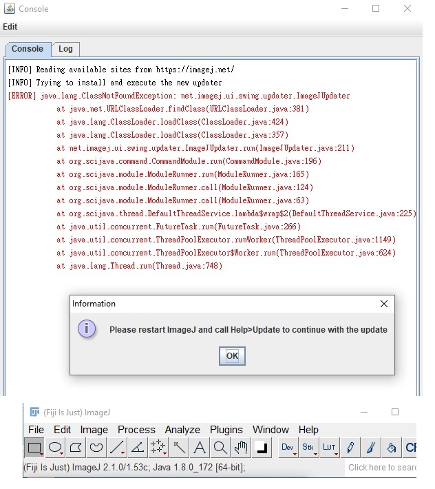 After first updating the Fiji - Usage & Issues - Image.sc Forum