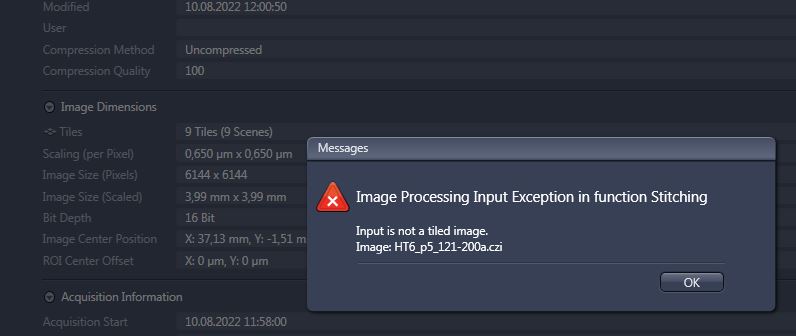 Stitching czi files that contain "Scenes" - Usage & Issues - Image.sc Forum