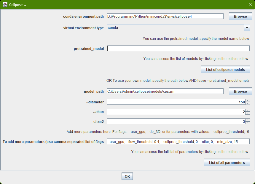 Cellpose [GUI] installation issues and potential solution - Usage ...