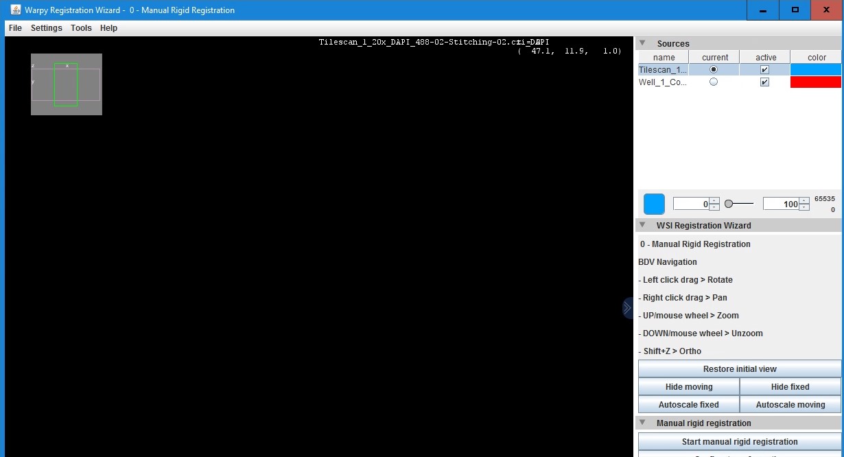 Problem viewing ome.tiff of Operetta origin when using Warpy - Usage & Issues - Image.sc Forum