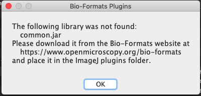 BIOFORMAT problem, common.jar not found - Usage & Issues - Image.sc Forum