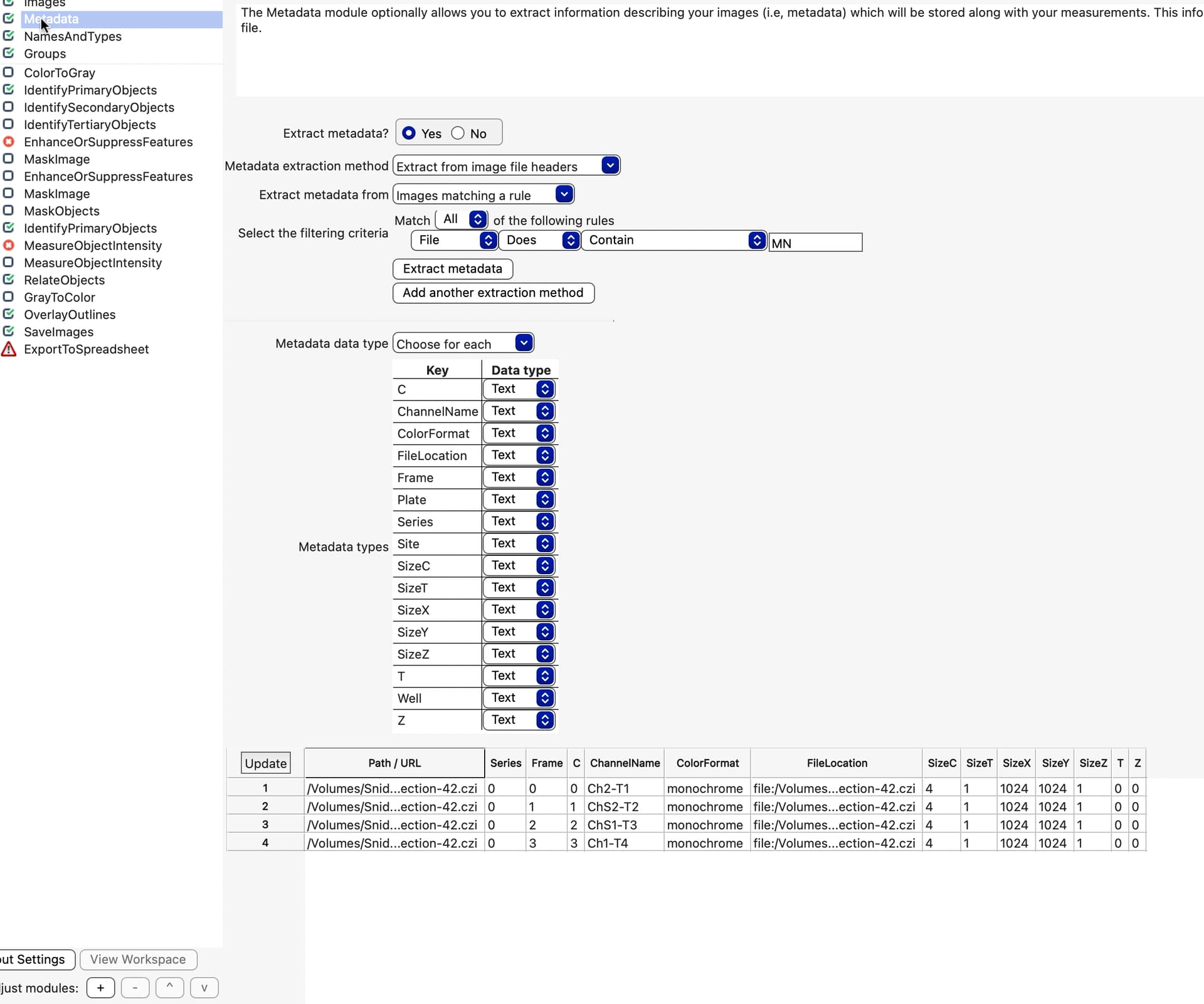 ColorToGray "index out of bounds" error - Usage & Issues - Image.sc Forum