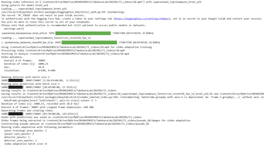 Memory-Replay Fine-Tuned TopViewMouse Inference Extremely Slow Despite GPU Use on Colab - Usage ...